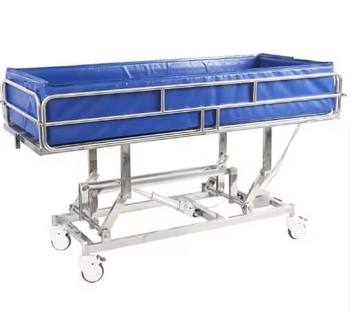 M148 Electric Adjustable Metal Bath Bed For Patient