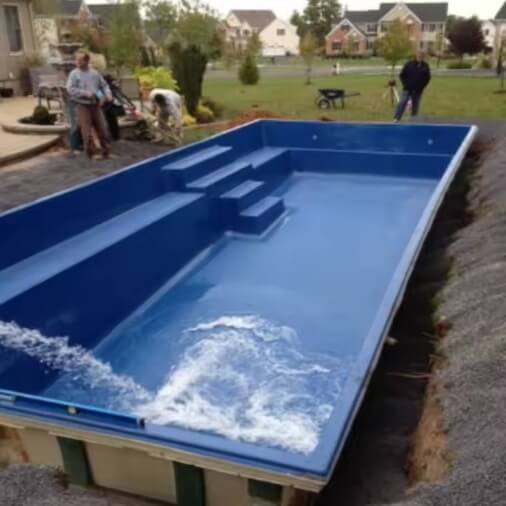 Prefab Piscine Fiberglass Inground Swimming Pools