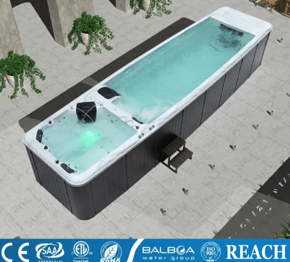 9M Large Backyard Pools and Spa